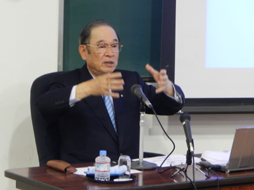 Mr Fujio Cho, Chairman of Toyota Motor Co. Gave Talk in Prestage ...